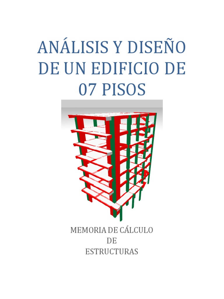 Memoria de Cálculo Estructural Edificio Final | PDF | Fundación (Ingeniería) | Rigidez