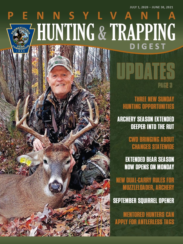 PA Hunting and Trapping Regulations 2021 | Download Free PDF | Trapping ...