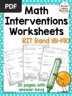 Magic Triangles Worksheet 2 | PDF