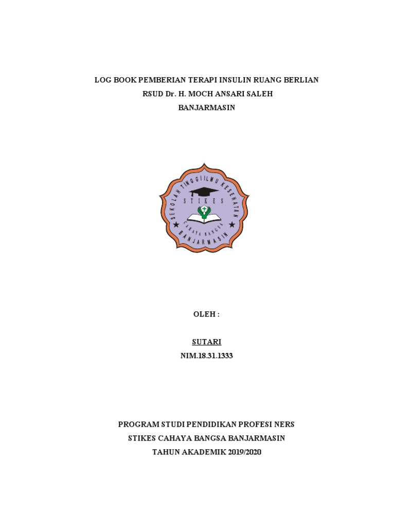 LOGBOOK DAN DOPS TERAPI INSULIN (Rg. BERLIAN) | PDF | Kesehatan Holistik