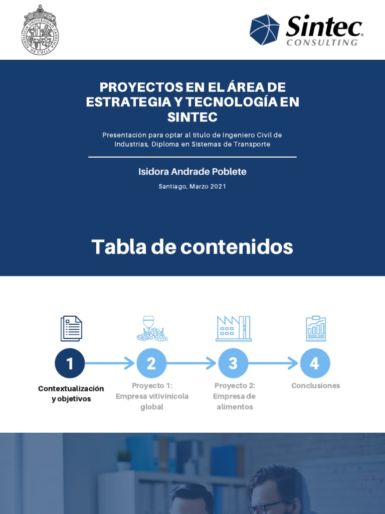 Proyectos en El Área de Estrategia y Tecnología en Sintec | PDF | Empresas | Ingeniería