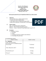 Lesson Plan Zumba | PDF | Physical Fitness | Physical Education