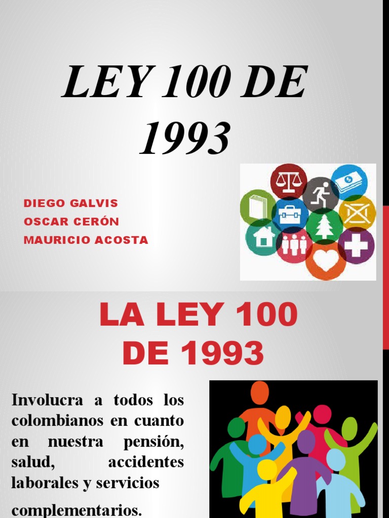 Exposición Ley 100 | PDF