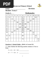 Math Antics Worksheets - PercentsAndEquivalentFractions - Answers | PDF ...