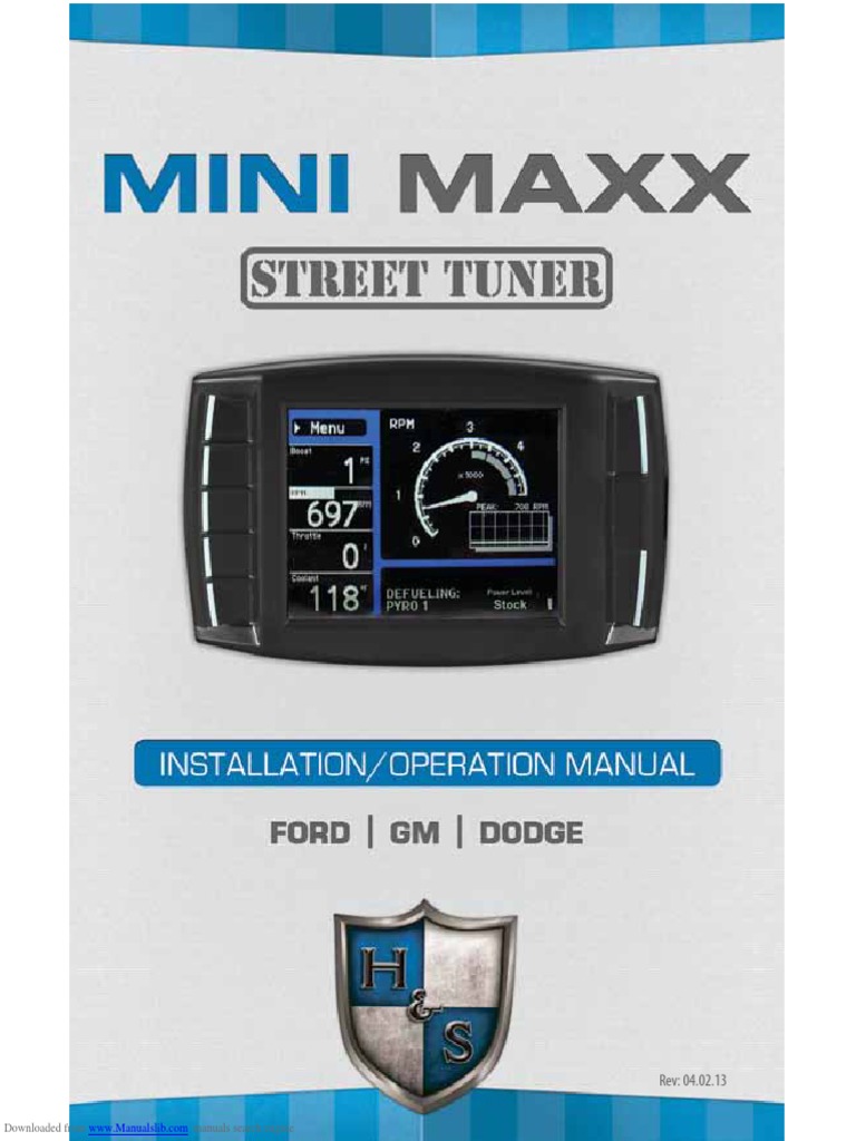 1-888-628-1730 - Mini Maxx Installation Manual 1 1-888-628-1730 - Mini ...
