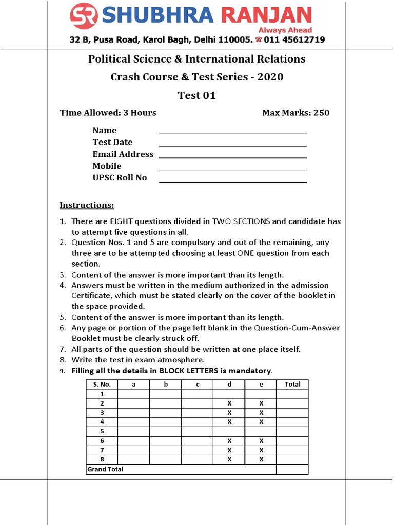 Political Science Crash Course Test 1 Summary | PDF | Political ...