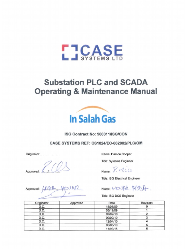 Substation PLC and SCADA | PDF | Programmable Logic Controller | Scada