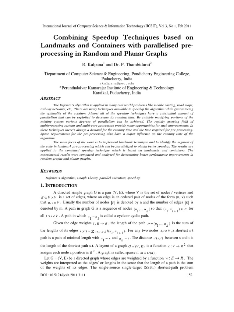 Combining Speedup Techniques Based On Landmarks and Containers With ...