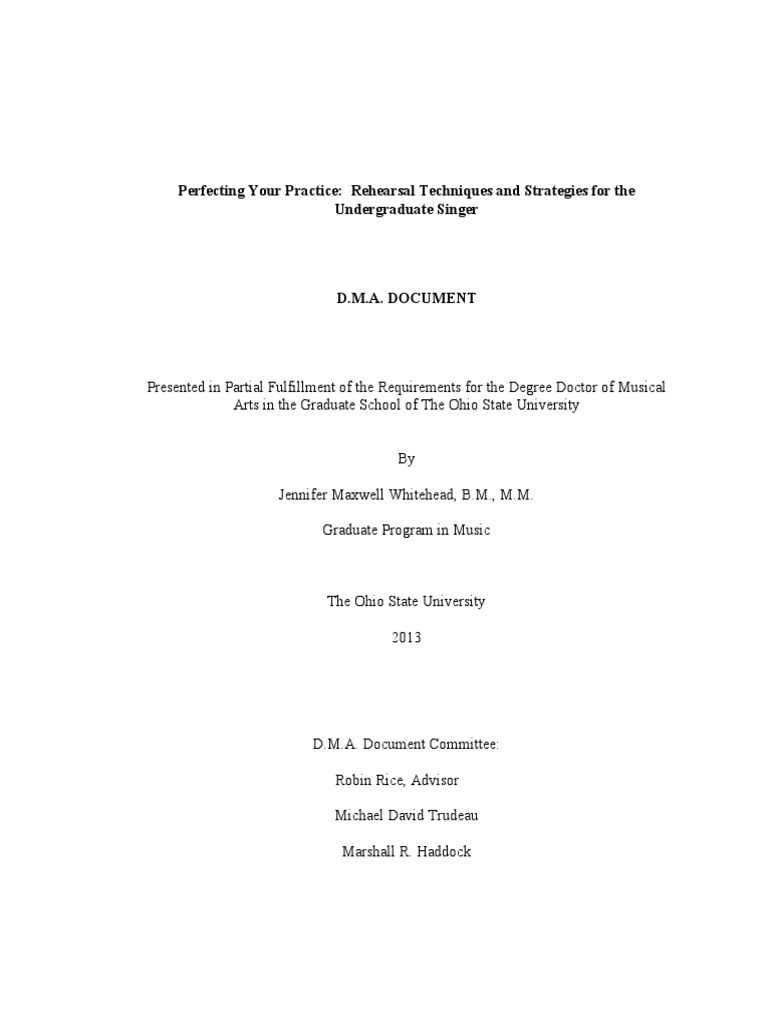 OSU Template | PDF | Singing | Perception