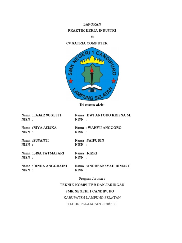 Laporan PKL SMKN 1 Candipuro | PDF