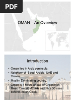 Oman Country Profile and Overview | PDF | Oman | Gulf Cooperation Council