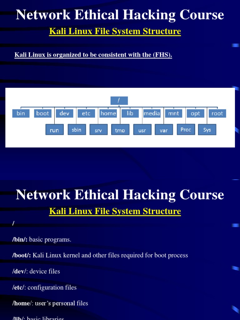 Kali Linux File Structure | PDF