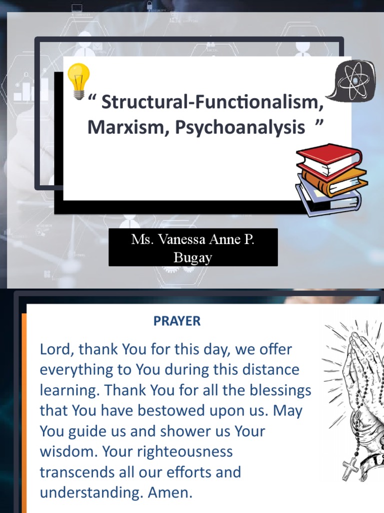 Structural-Functionalism, Marxism, Psychoanalysis | PDF | Marxism ...