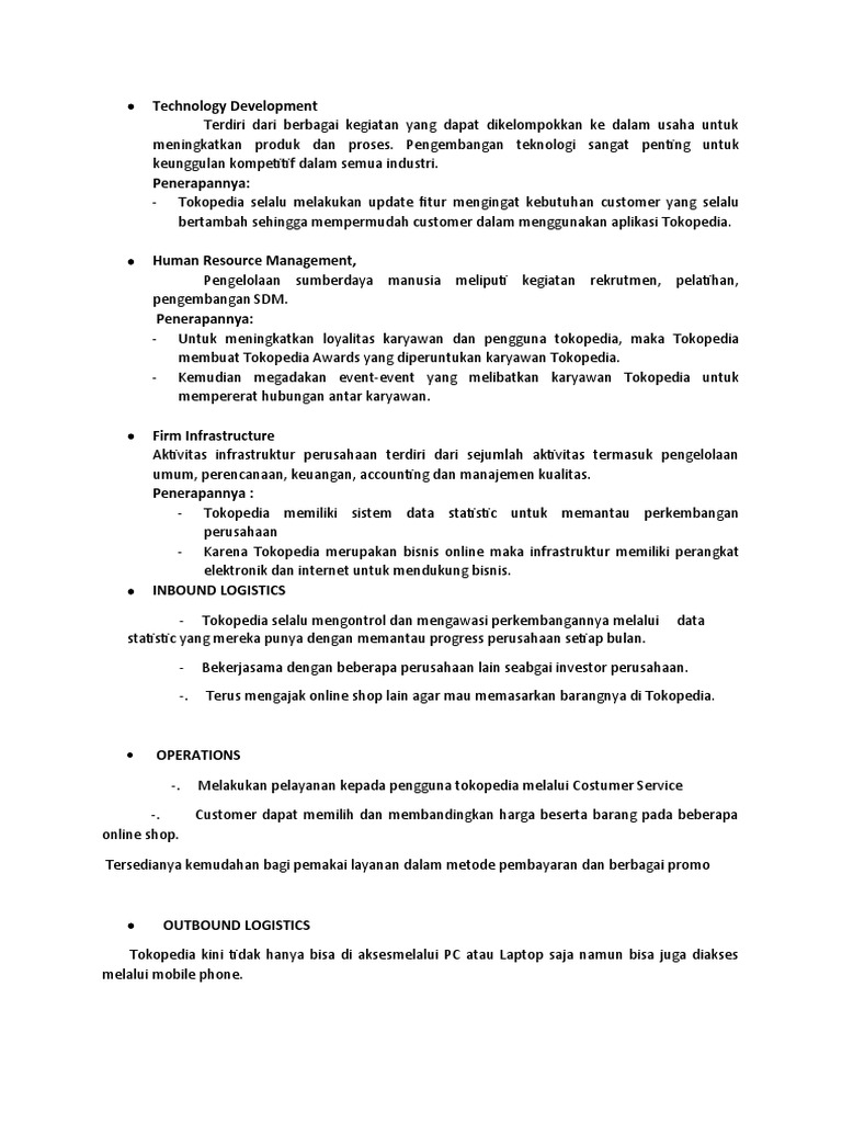 Value Chain-Kelompok 3 | PDF