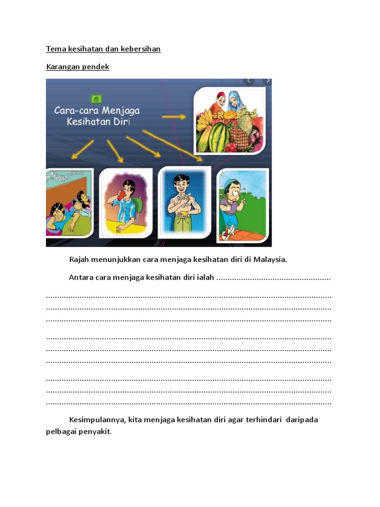 Karangan Pendek Kesihatan Diri | PDF