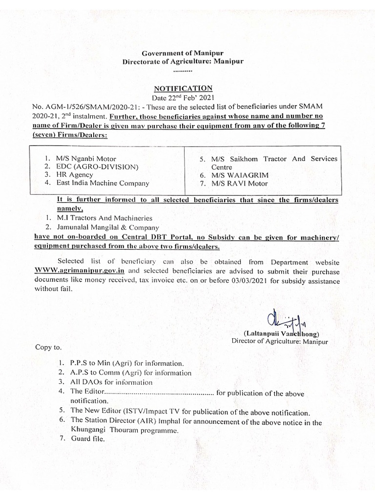 Agrimanipur - Gov.in - Merged File Notification Beneficiaries List Smam ...