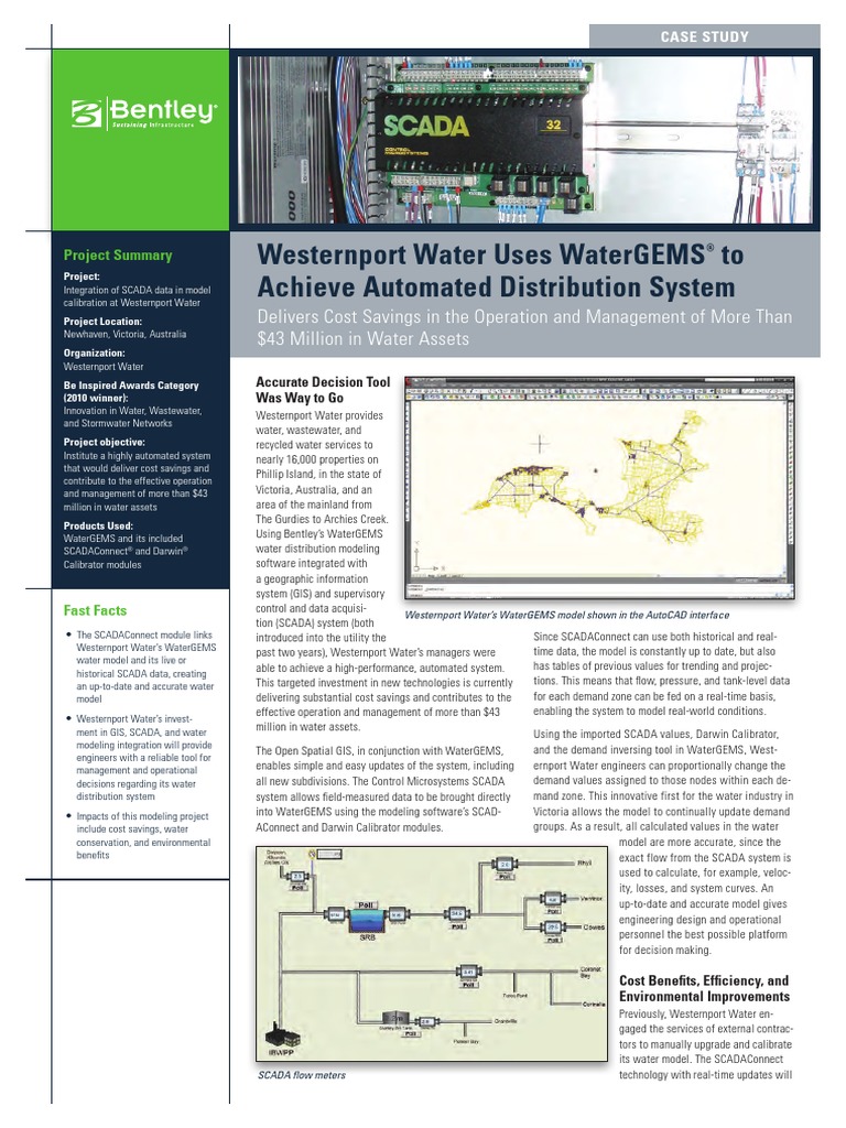 Westernport Water Uses Watergems To Achieve Automated Distribution ...
