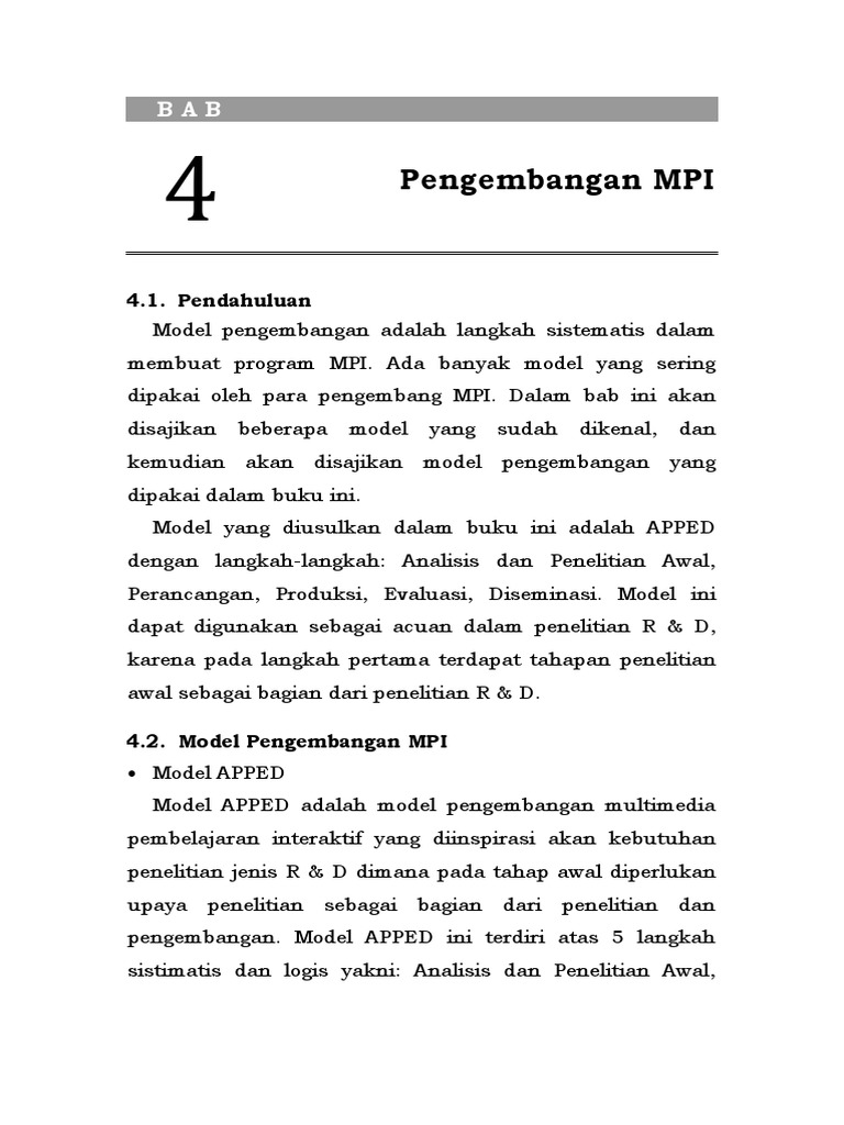 Model Alessi & Trollip dalam MPI | PDF | Seni