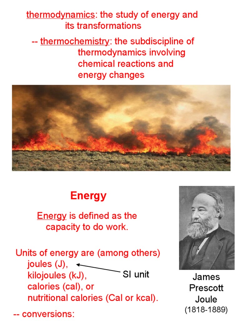Thermochemistry and Thermodynamics | PDF | Calorie | Enthalpy