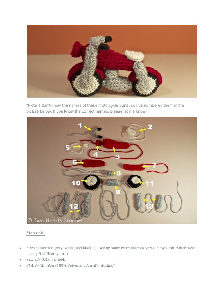 Motorcycle | PDF | Textile Arts | Manufactured Goods