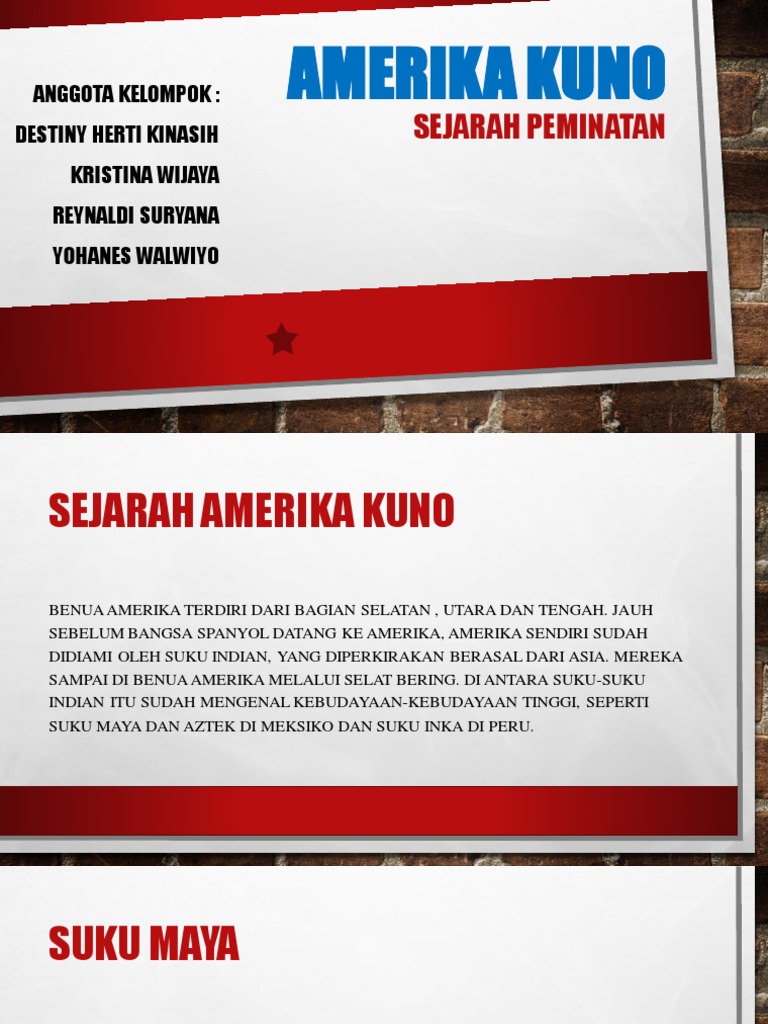 Amerika Kuno Sejarah Minat | PDF