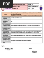 Reflection Notes Cot # 1: Don Mariano C. San Juan High School | PDF ...