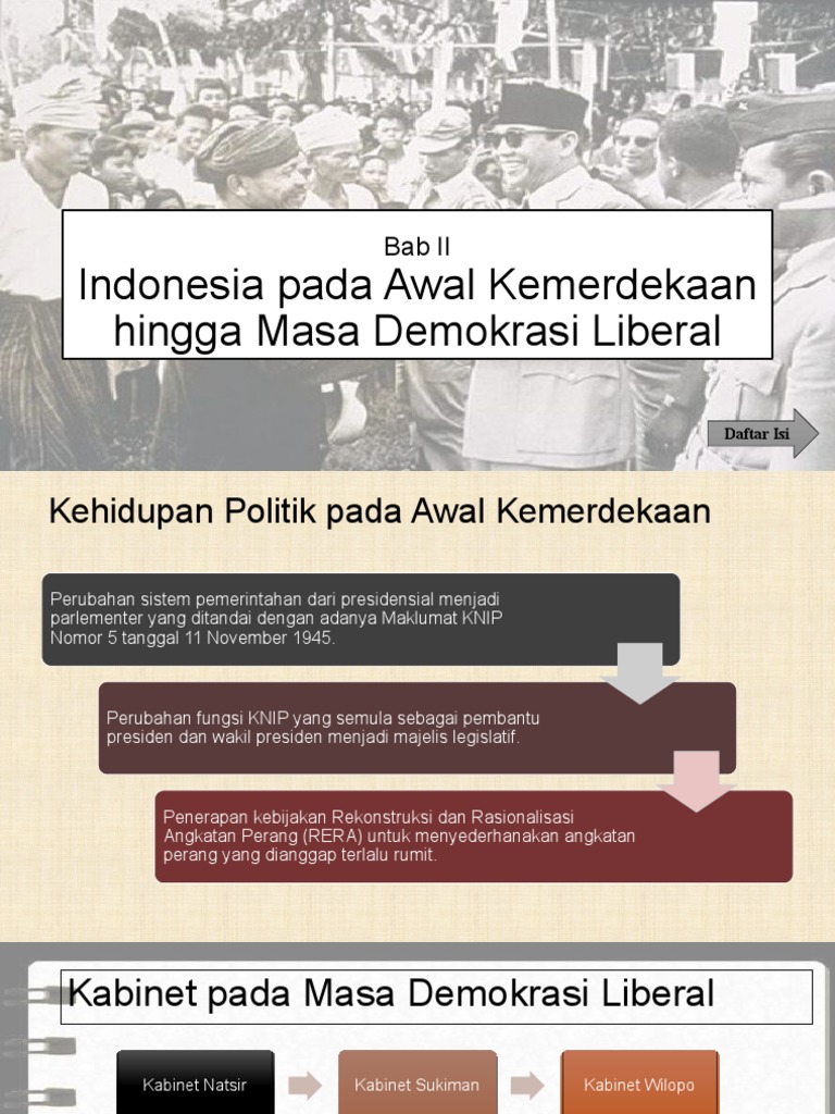 Materi Demokrasi Liberal Kelas XII | PDF
