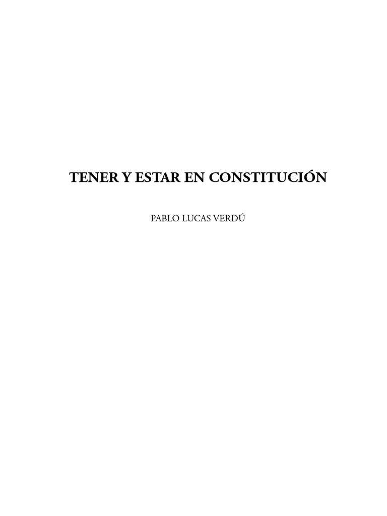 Lucas Verdu-Teoria Constitucional | PDF | Democracia | Ideologías políticas