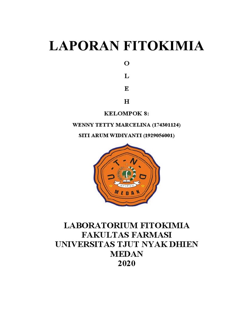 Laporan Fitokimia Kel 8 Gel 4 | PDF