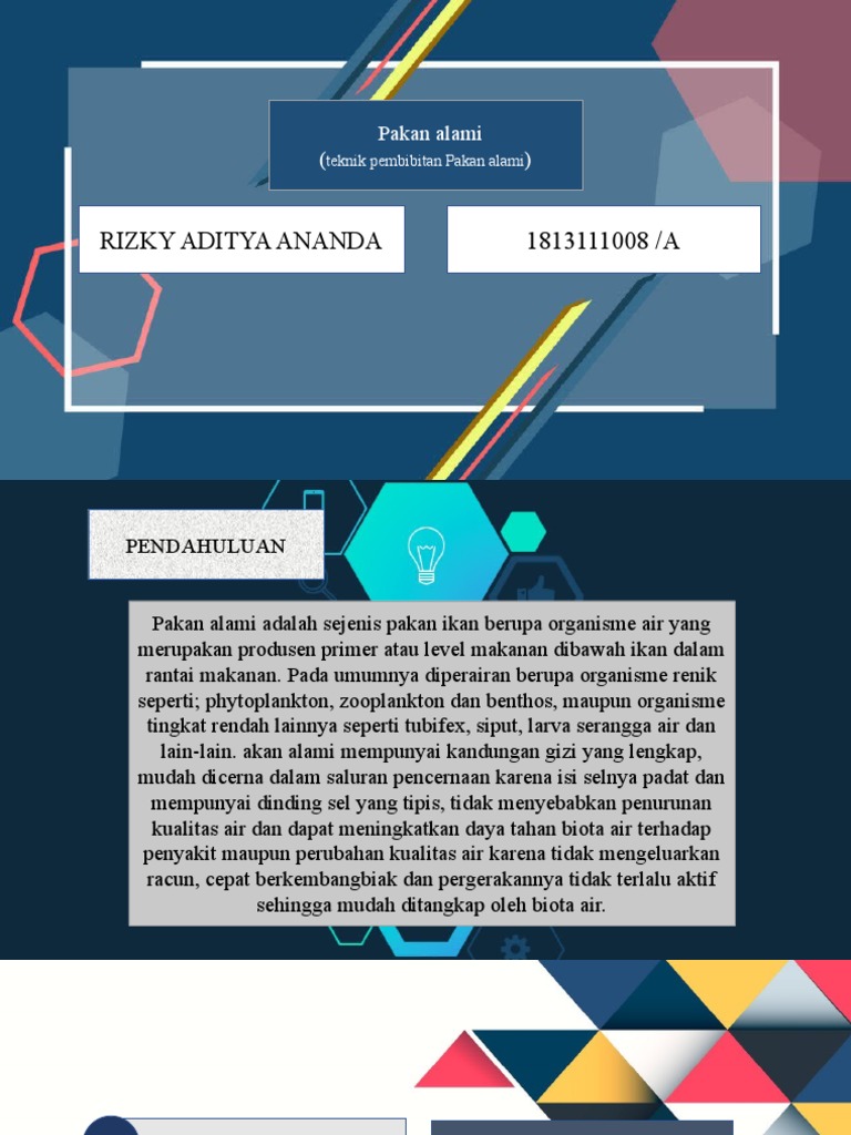 RIZKY ADITYA ANANDA - 1813111008 - Pakan Alami | PDF