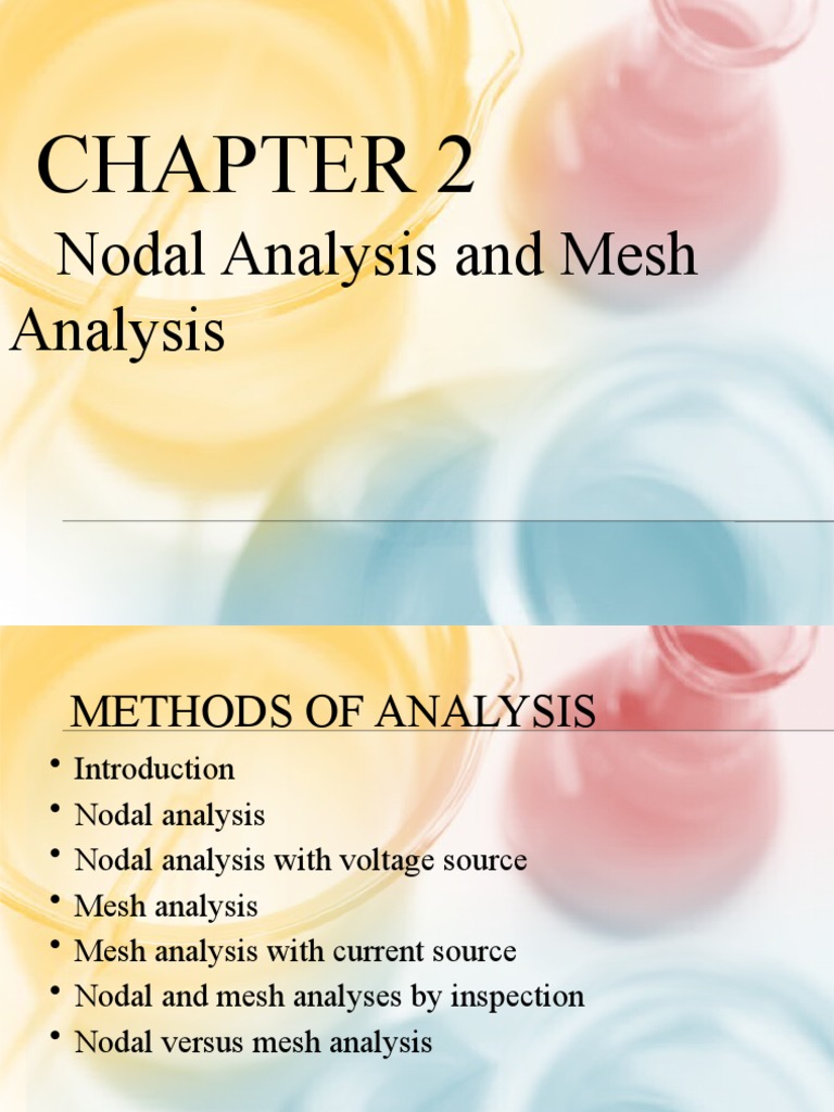 Nodal Analysis and Mesh Analysis | PDF | Electrical Network | Physics