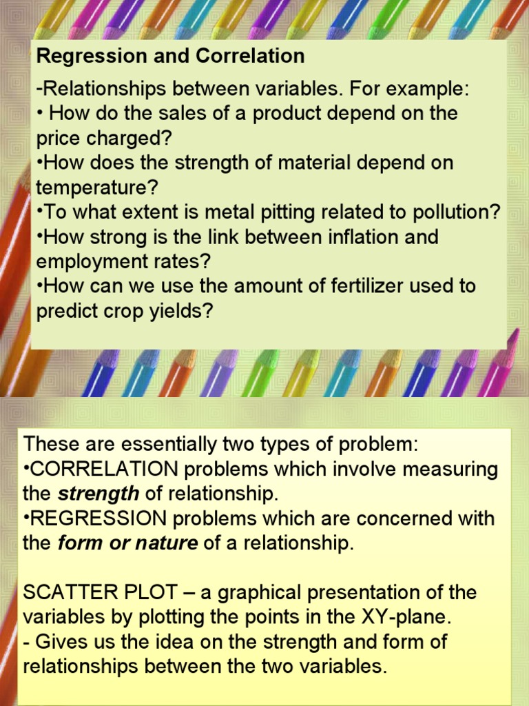 Regression and Correlation | PDF | Correlation And Dependence | Regression Analysis