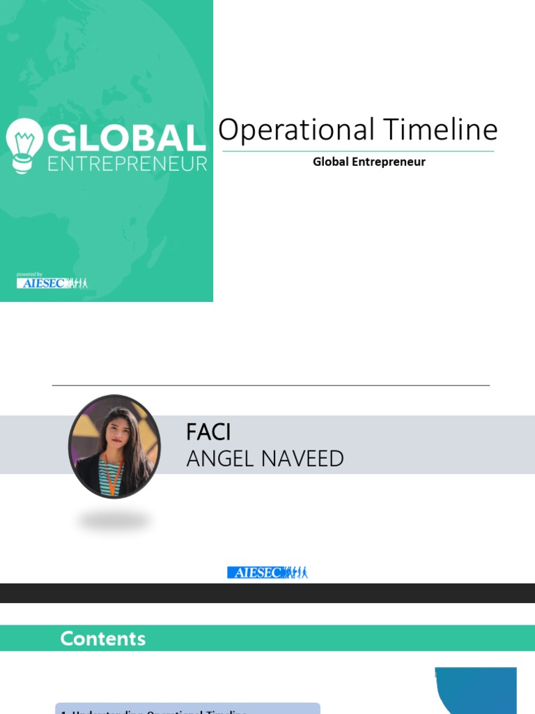 Operational Timeline | PDF