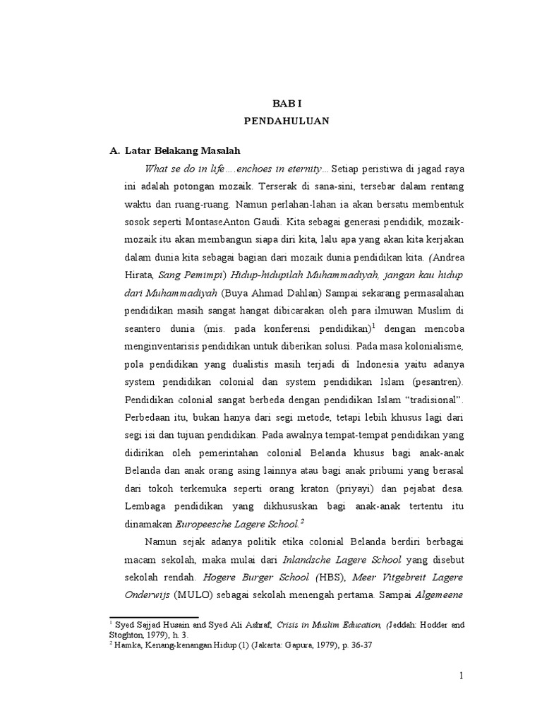 Pemikiran Modern Pendidikan Islam Oleh K.H. Ahmad Dahlan | PDF