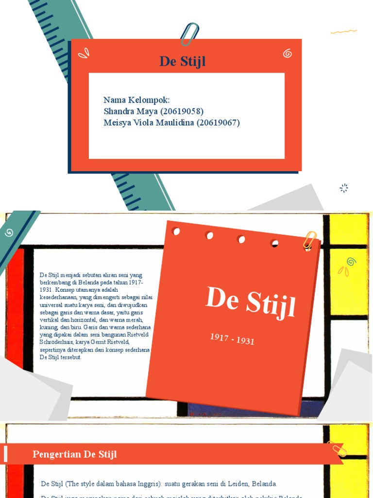 Sejarah dan Pengaruh De Stijl | PDF | Seni