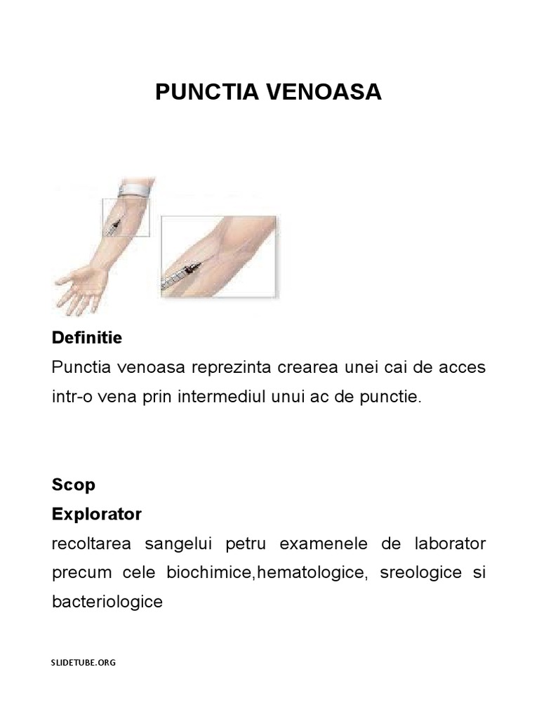 Punctia Venoasa | PDF