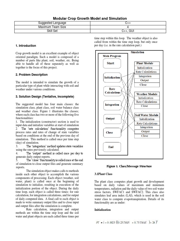 Plant Growth Model Oop Project | PDF | Object Oriented Programming ...