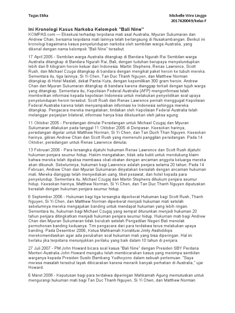 Tugas 1 Etika | PDF | Hukum