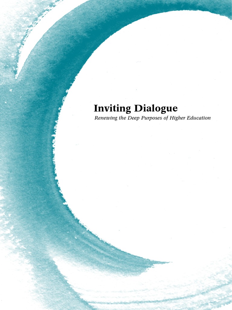 Clark Univ Inviting Dialogue | PDF | Dialogue | Critical Thinking