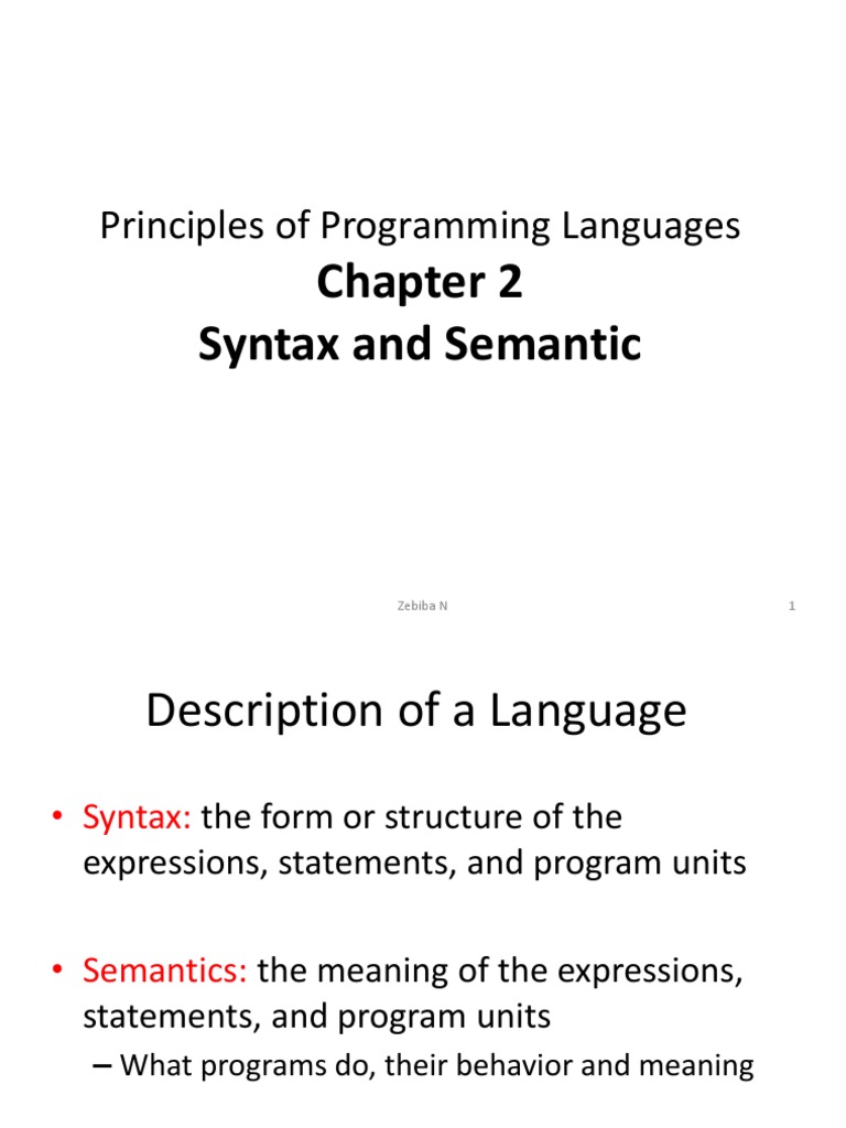 Chapter 2 | PDF | Parsing | Computer Programming