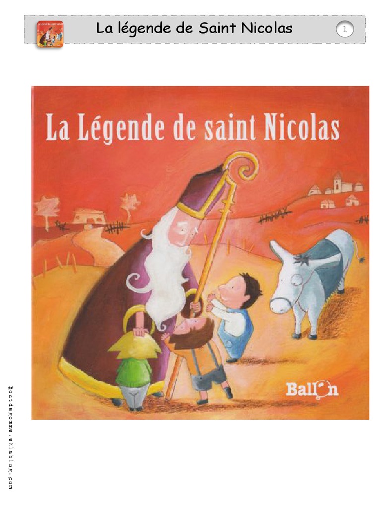 La légende de Saint Nicolas | PDF | Nourritures