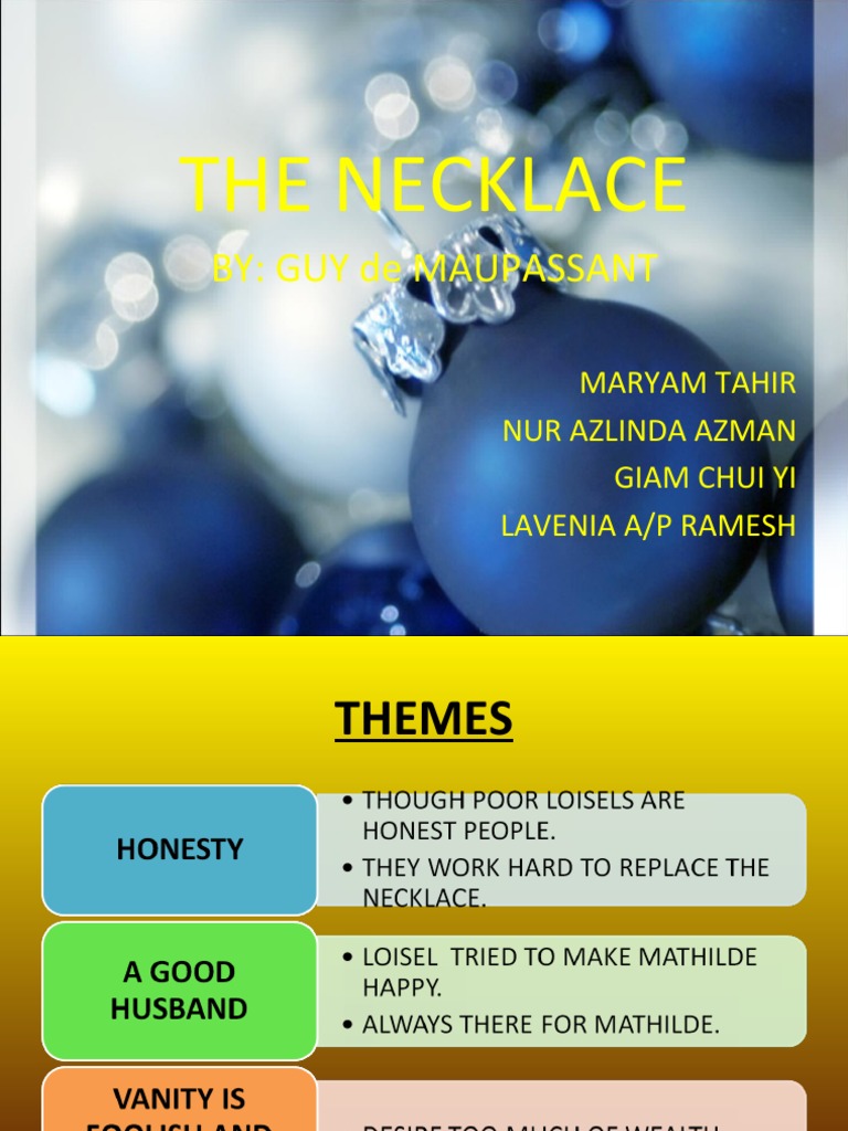 Analysis of "The Necklace" Themes | PDF