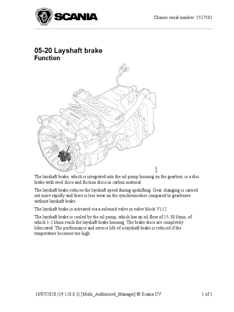Layshaft Brake | PDF