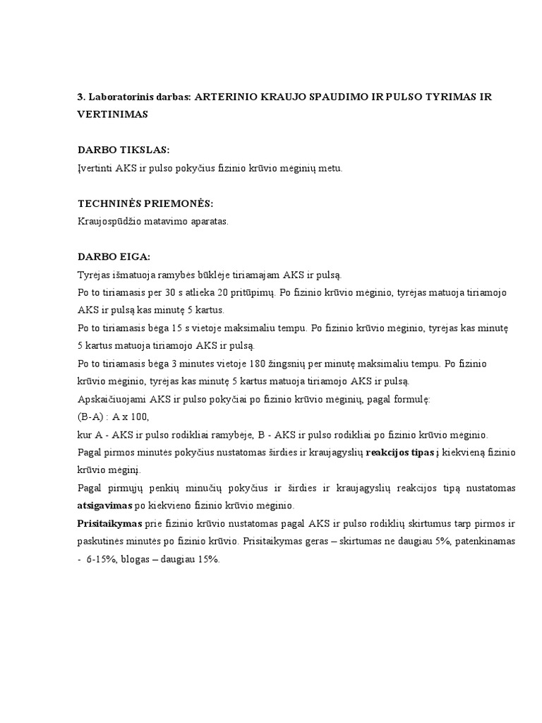 3 Laboratorinis Darbas Ugnė Vaičiūtė | PDF