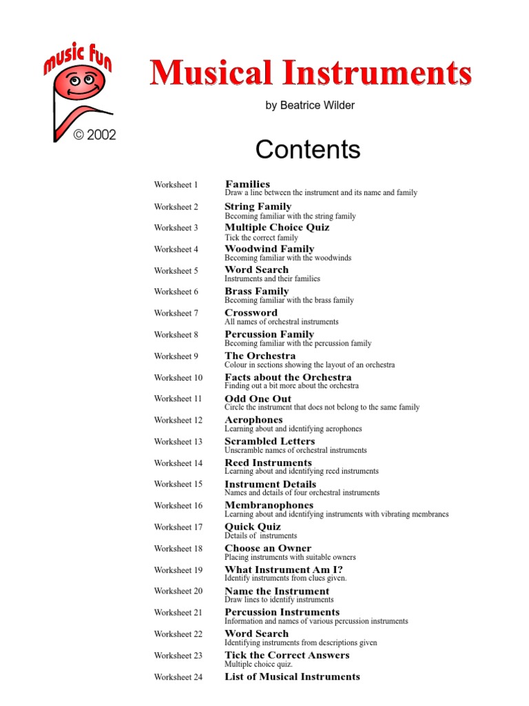 Brass Family Instruments List