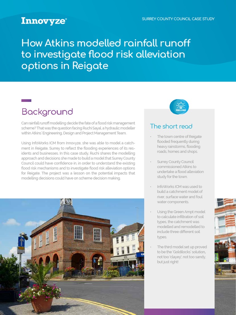 Emeai SSF - Atkins Reigate Case Study | PDF | Flood | Drainage Basin