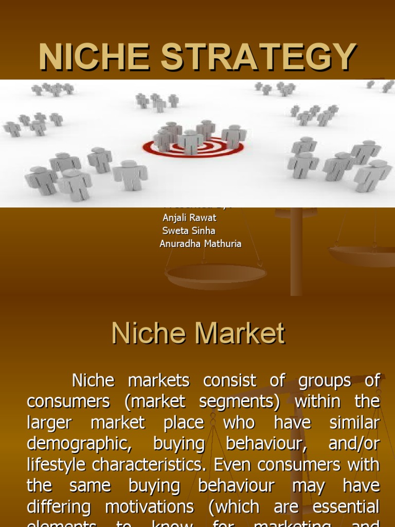 Niche Strategy | PDF | Marketing | Market Segmentation