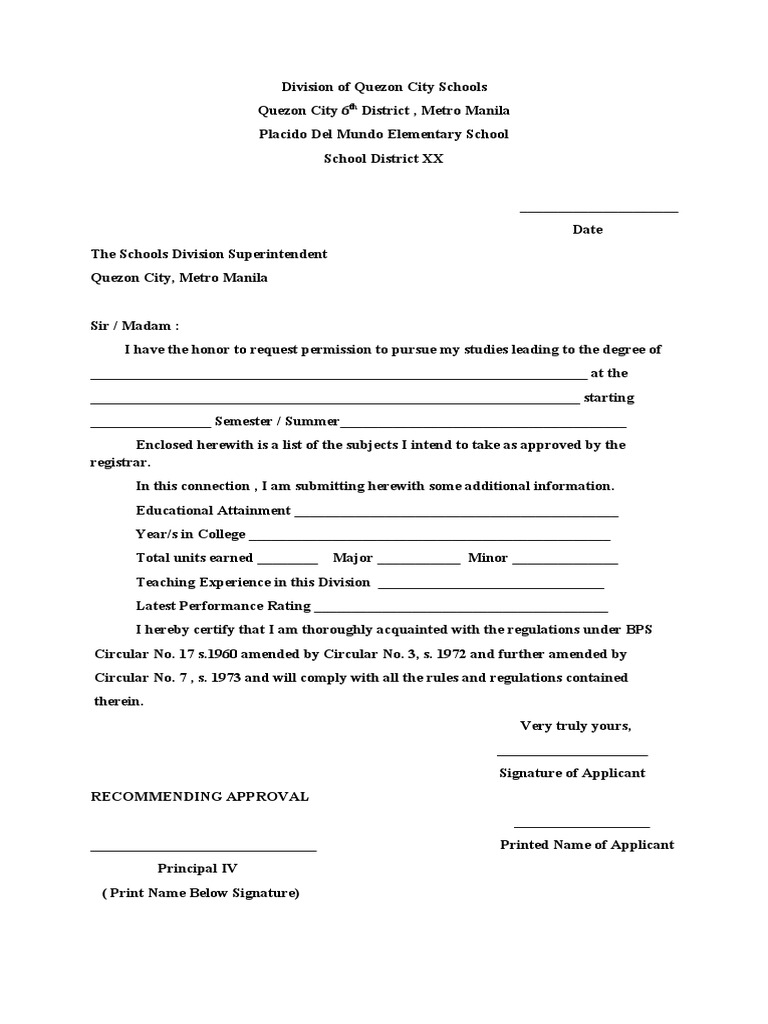 Permit To Study | PDF