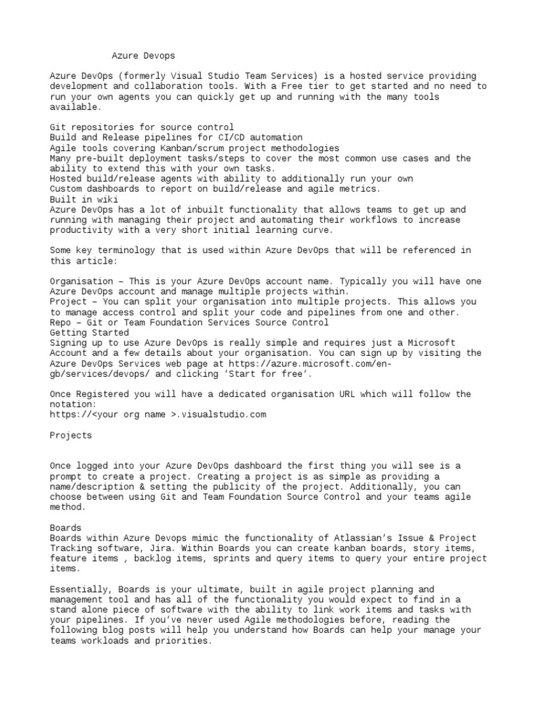 Azure Devops | PDF | Software Engineering | Intellectual Works