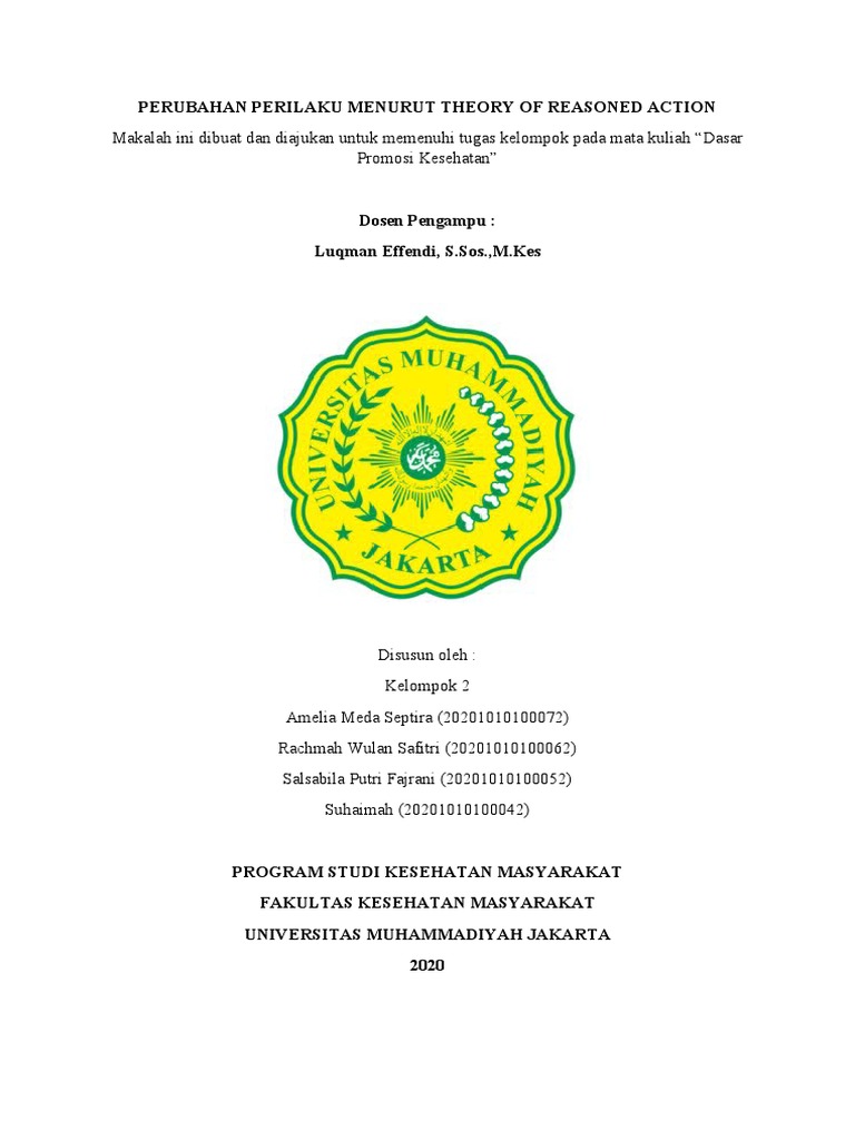 Sejarah dan Pengembangan TRA dan TPB | PDF | Pengembangan Diri